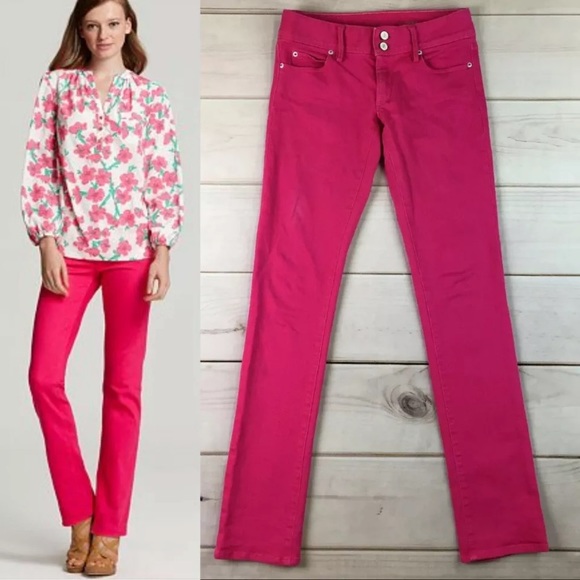 Lilly Pulitzer | Jeans | Lilly Pulitzer Straight Stretchy Slim Denim ...